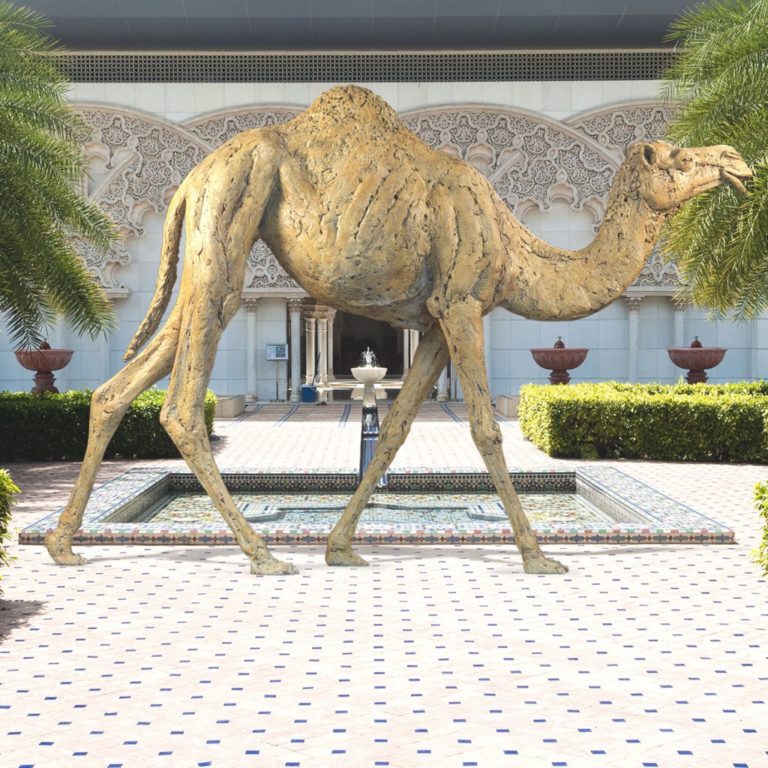 Life Size Camel sculpture by Hamish Mackie