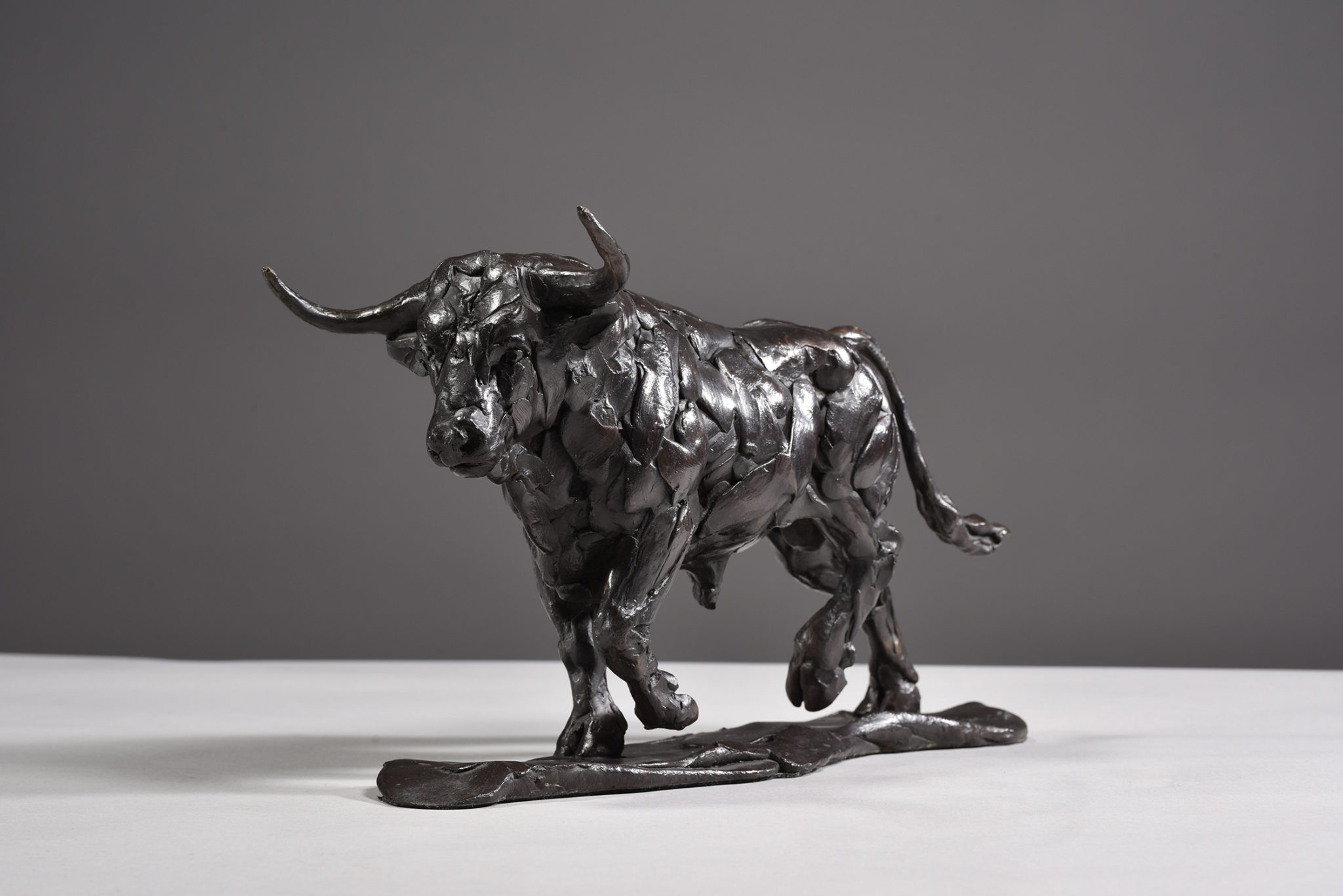 Walking Bull sculpture by Hamish Mackie