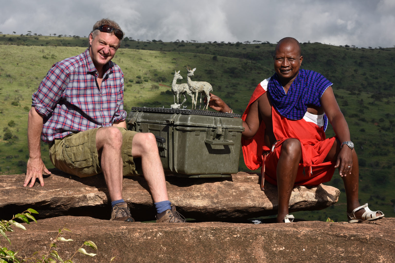 Hamish Mackie's bronze dik dik sculpture