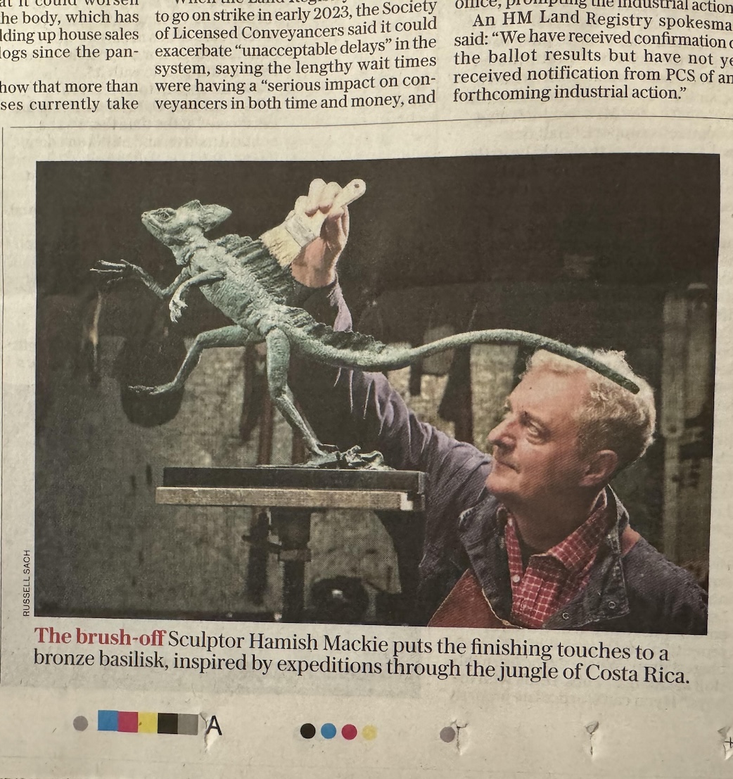 Hamish Mackie in Daily Telegraph 28th December 2024