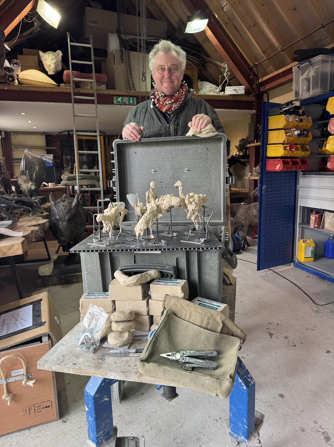 Hamish Mackie gets ready for a research trip to Tanzania