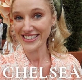 Leonora Smee talks to Hamish Mackie at Chelsea Flower Show